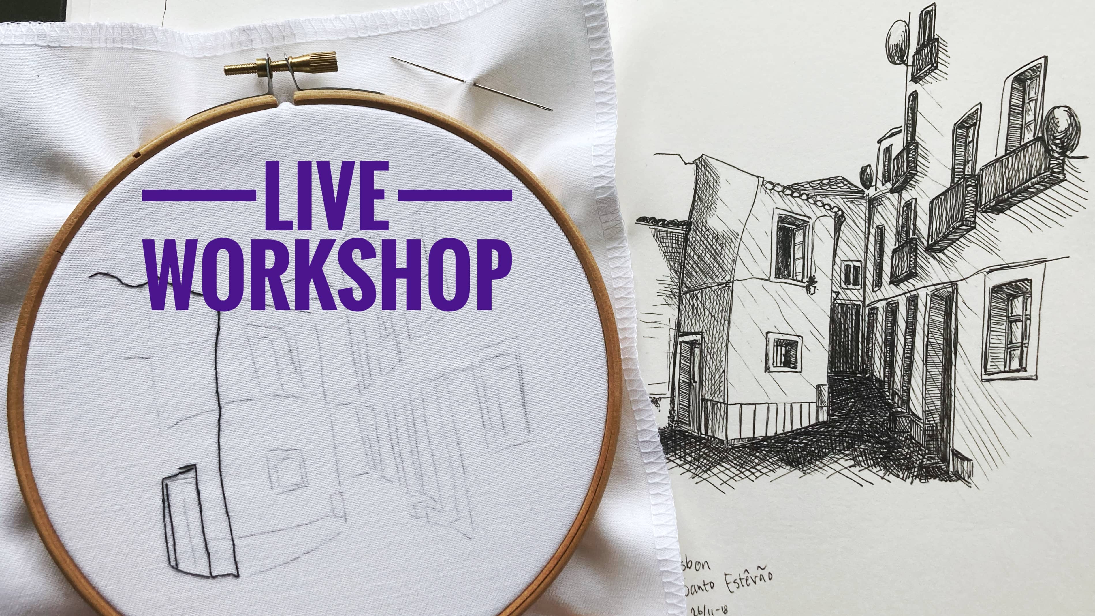 Thread Sketching Mastery | Elin Petronella