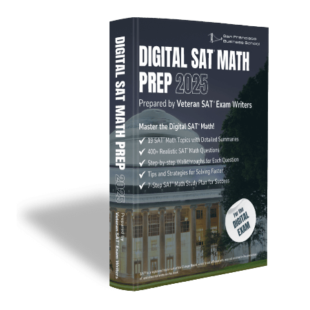2025 Digital SAT Math Prep Through Questions Book | San Francisco