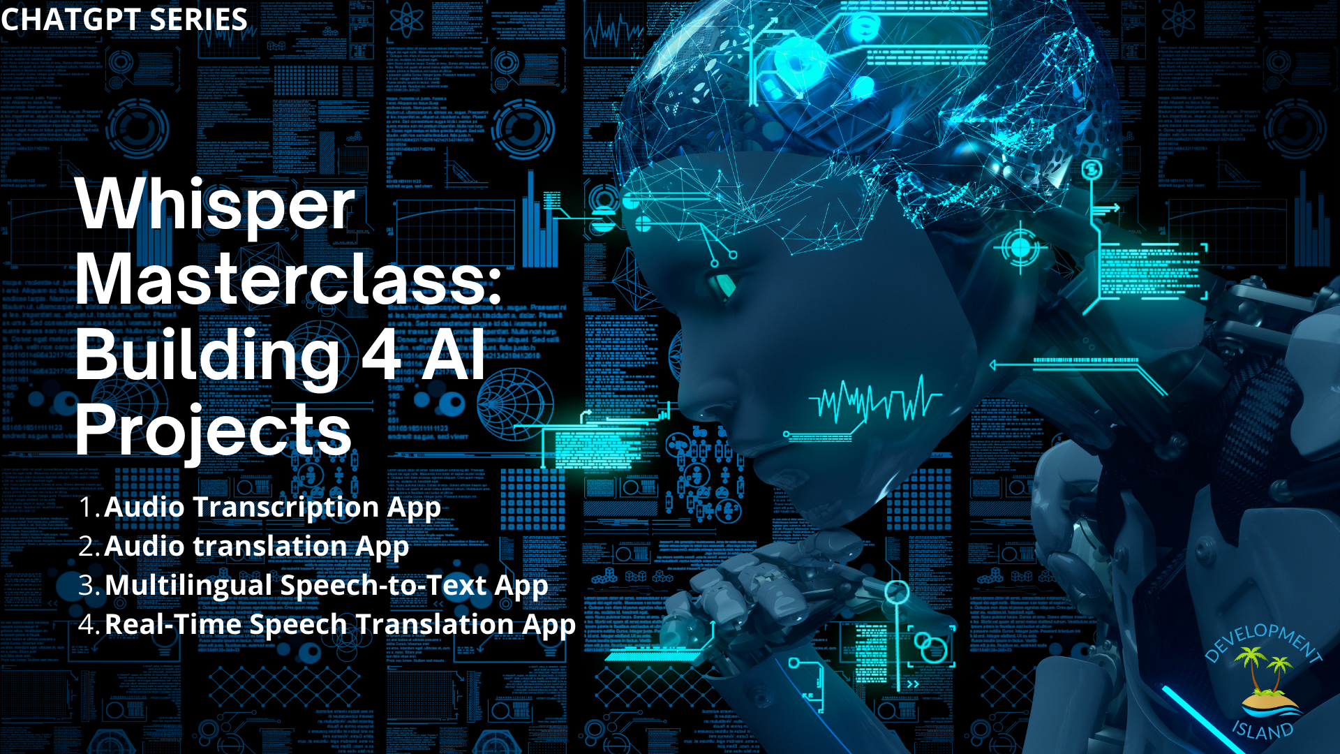 CHATGPT Series: Whisper Masterclass - Building 4 AI Projects | StackSk