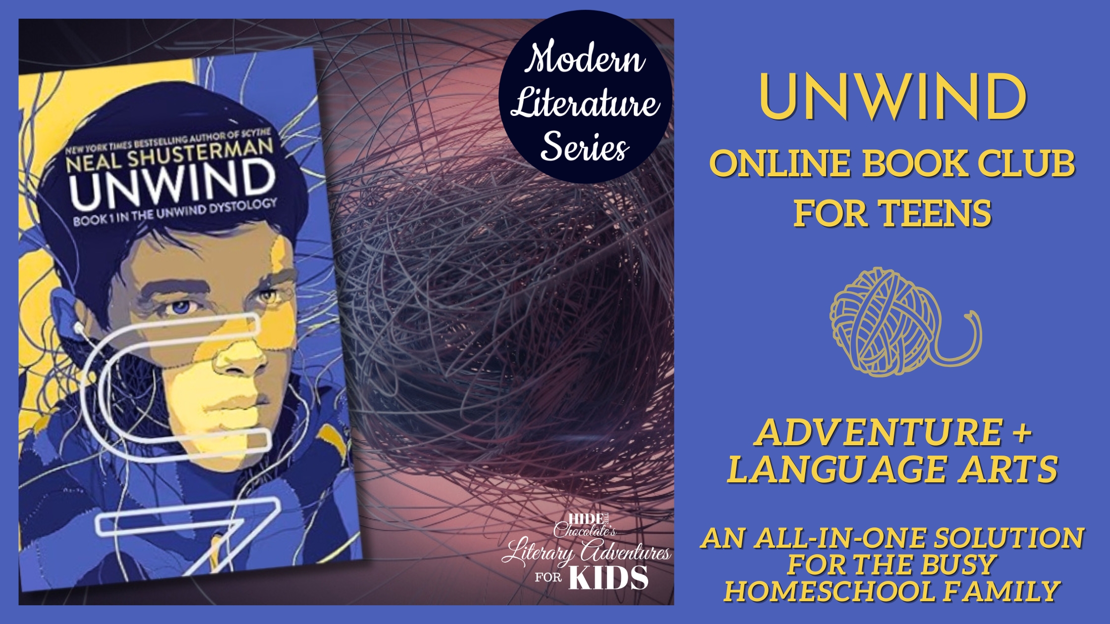 Unwind Online Book Club for Teens ~ Modern Literature Series | Literar
