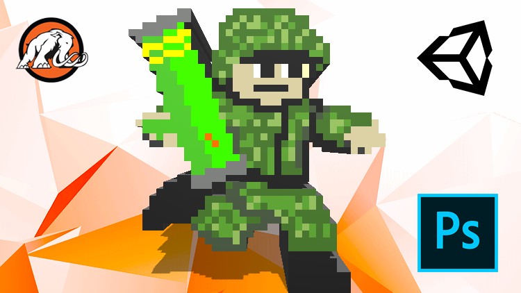 Make a Mega Dude Action Shooter Game in Unity® with Pixel Art | StackS