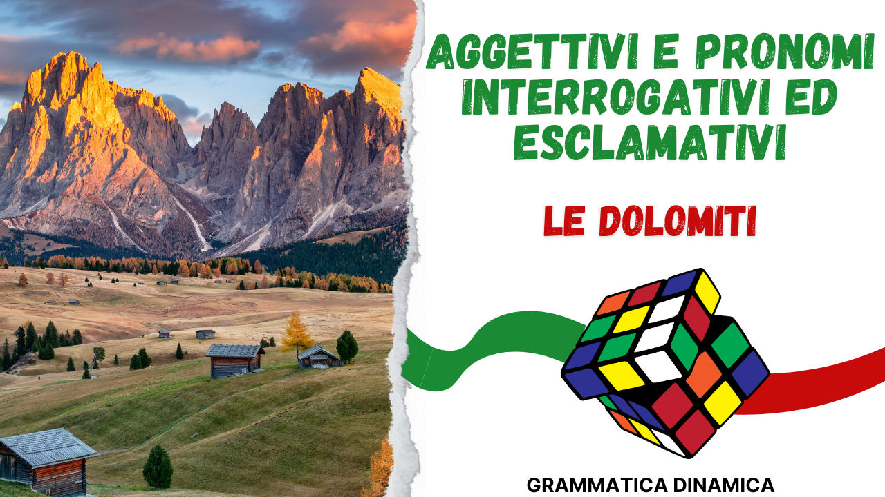 GRAMMATICA DINAMICA 24: Aggettivi e Pronomi Interrogativi ed