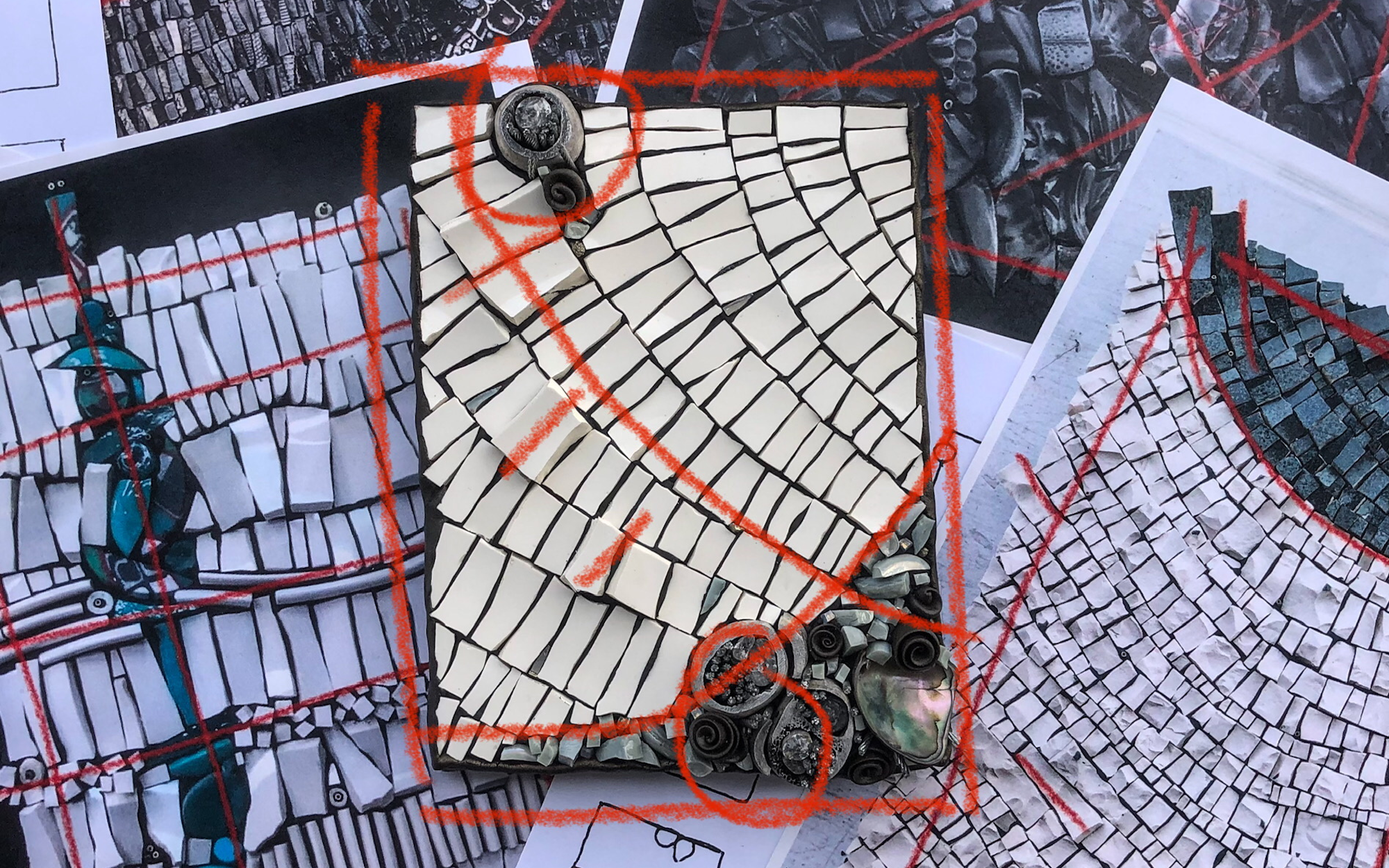 Line, Shape, and Space: Abstract Design for Mosaic with Kelley