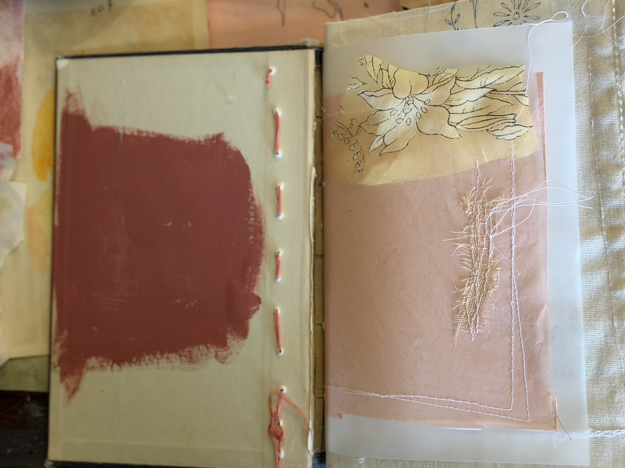 Transparency Prompt: Art Journal Spread | Wendy Brightbill Studio