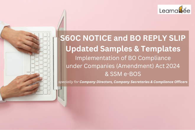 S60C NOTICE and BO REPLY SLIP Updated Samples & Templates