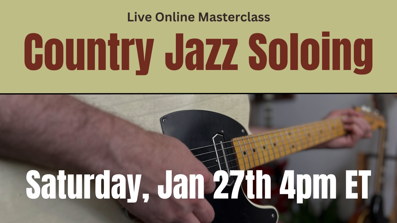 Country Jazz Soloing | Jason Loughlin Guitar